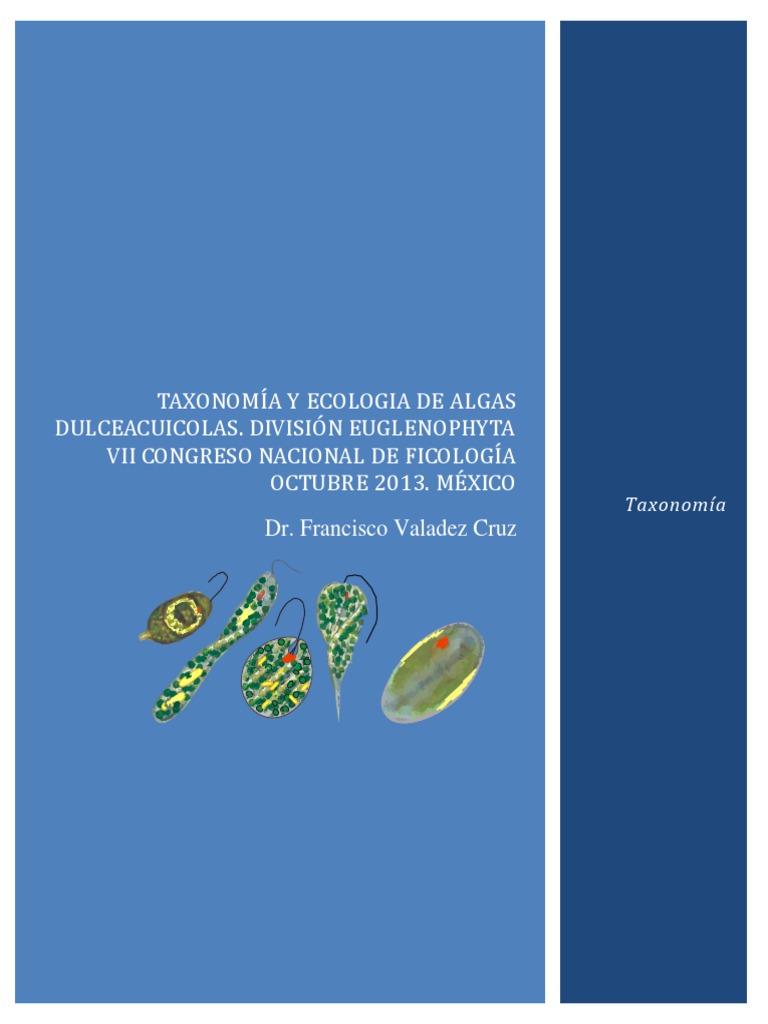 Taxonomía de Euglenophyta en Agua Dulce | PDF | Biología | Plantas