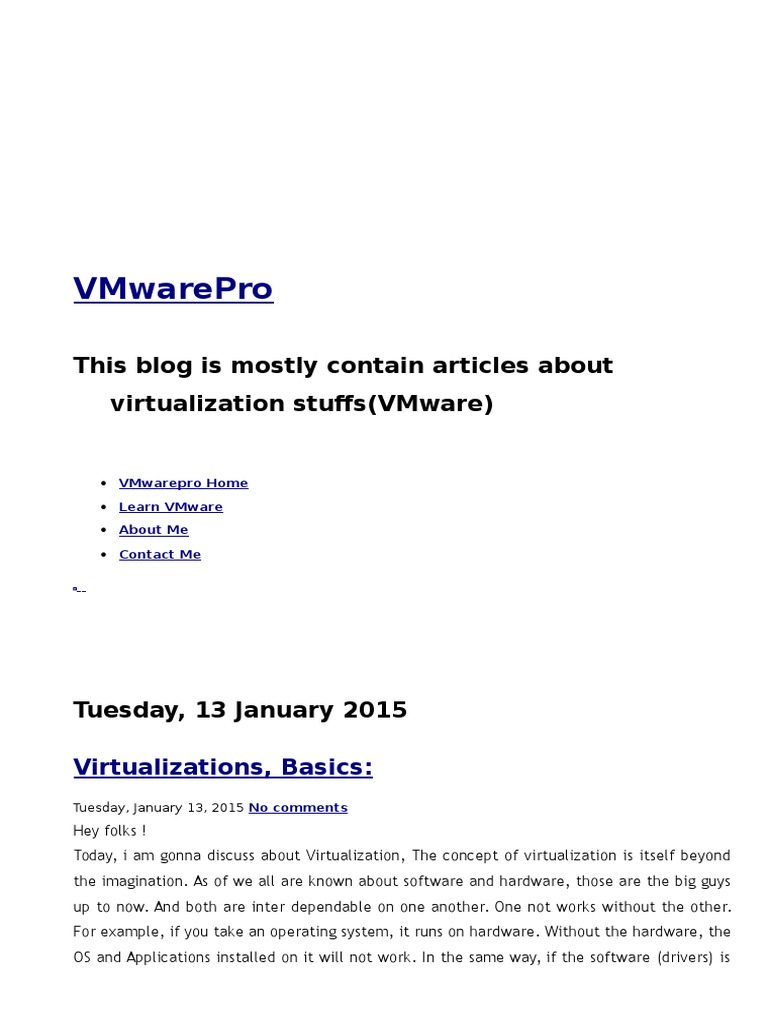Virtualizations Basics | PDF | Virtual Machine | Operating System