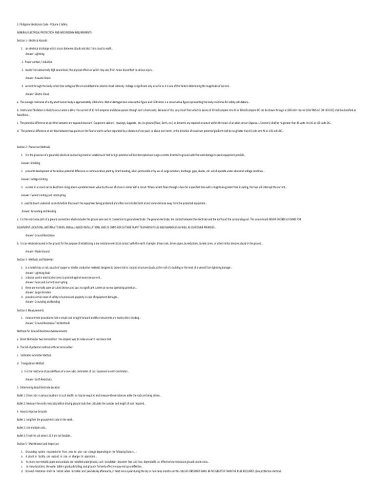 Philippine Electronics Code - Volume 1 - Identification | PDF | Electric Current | Insulator ...
