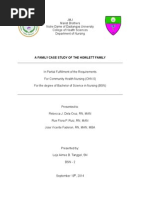 Family Case Study Compilation Final | PDF | Family | Nursing