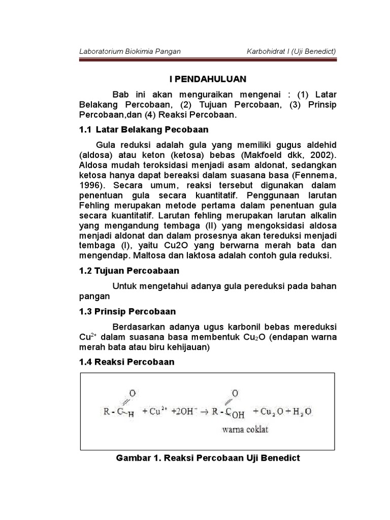 Uji Benedict | PDF