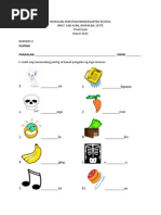 Ang Unang Tunog NG Salita | PDF