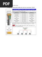 Código de Colores para Cables de Red RJ45 | PDF