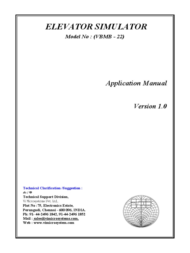Elevator | PDF | Elevator | Input/Output