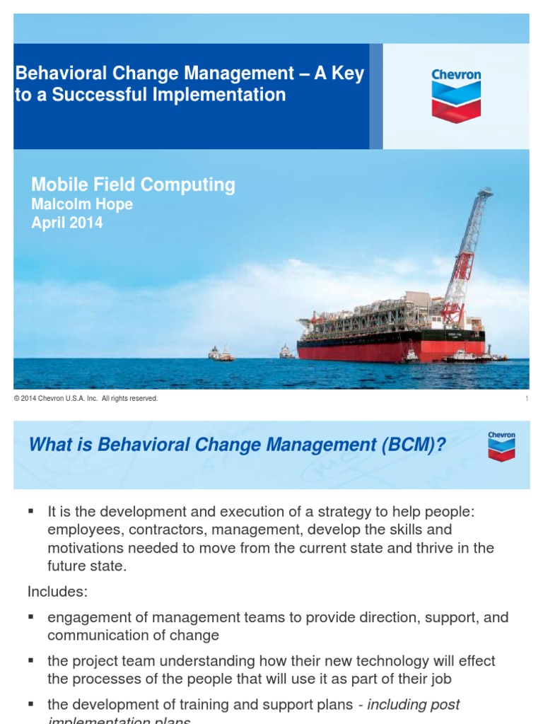 Behaviour Change Management PDF | Download Free PDF | Change Management ...