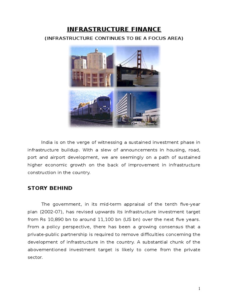 Infrastructure Finance | PDF | Public–Private Partnership | Banks
