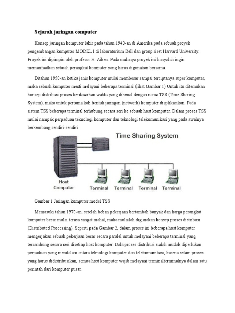 Sejarah Jaringan Komputer | PDF