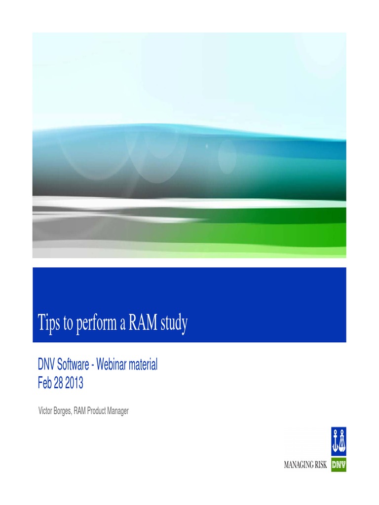 Tips To Perform A Ram Study Webinar Presentation - tcm4-539661 | PDF ...
