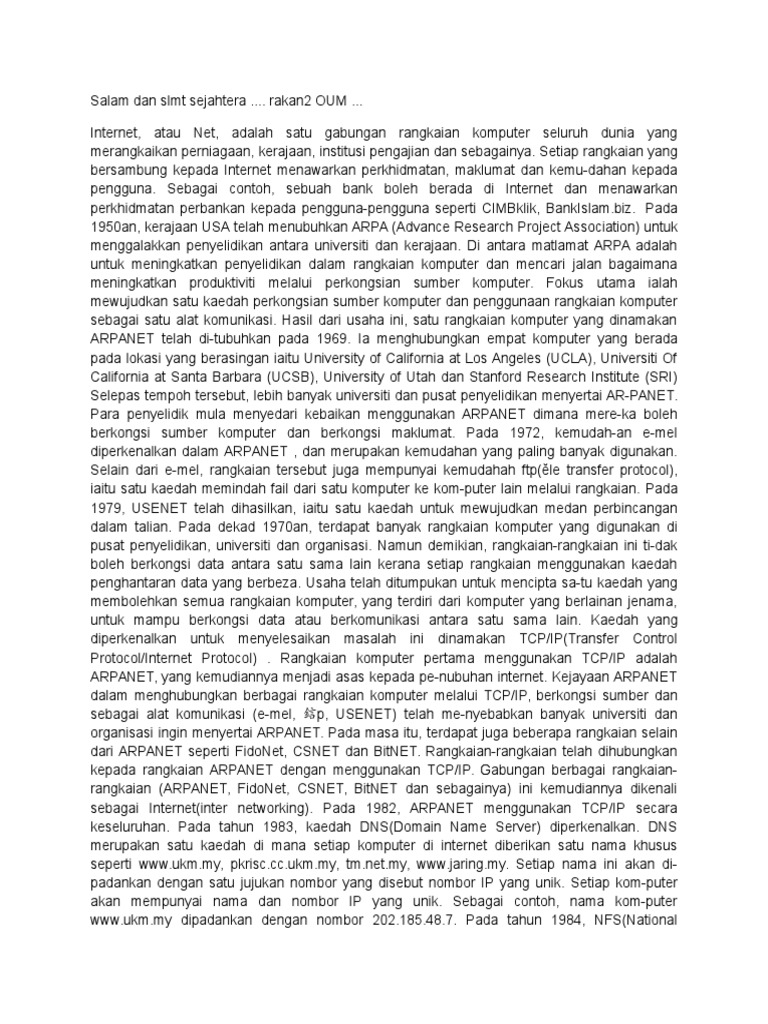 Nota Internet | PDF