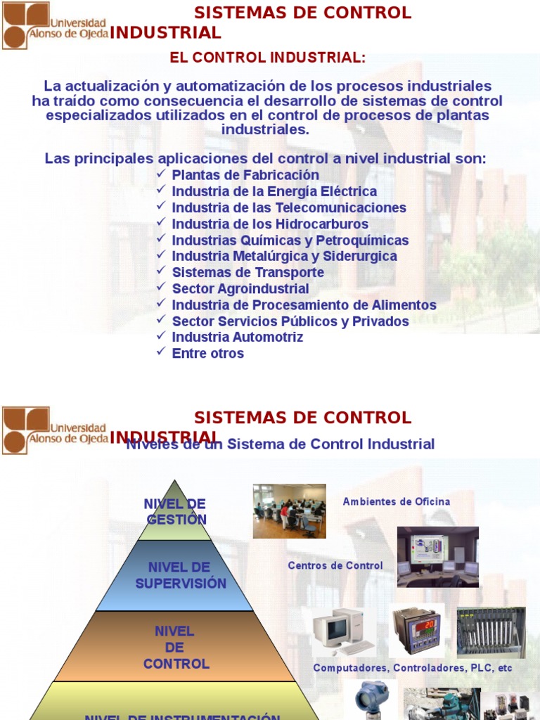 Unidad 4 Sistemas de Control Industrial1 | PDF | Controlador lógico ...