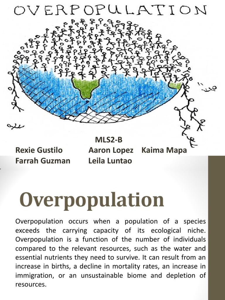 MLS2B-Group3-Overpopulation REVISED PDF | PDF | Human Overpopulation ...