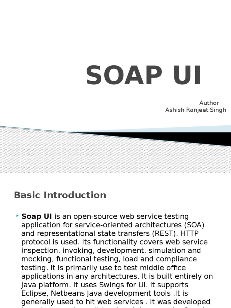 SOAP UI Presentation | Web Service | Soap | Free 30-day Trial | Scribd