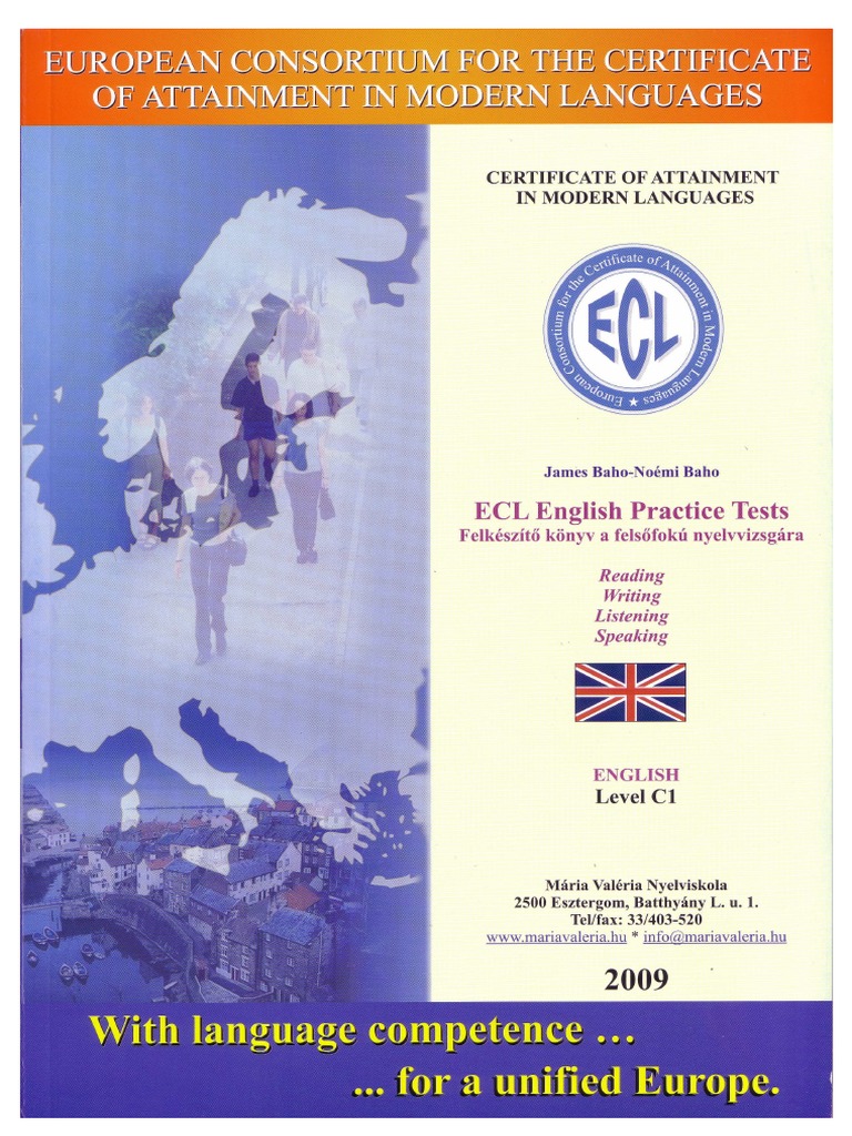 ECL English Practice Tests C1 2009 | PDF