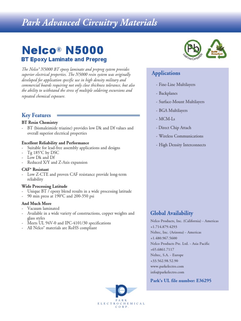 BT Data | PDF | Epoxy | Printed Circuit Board