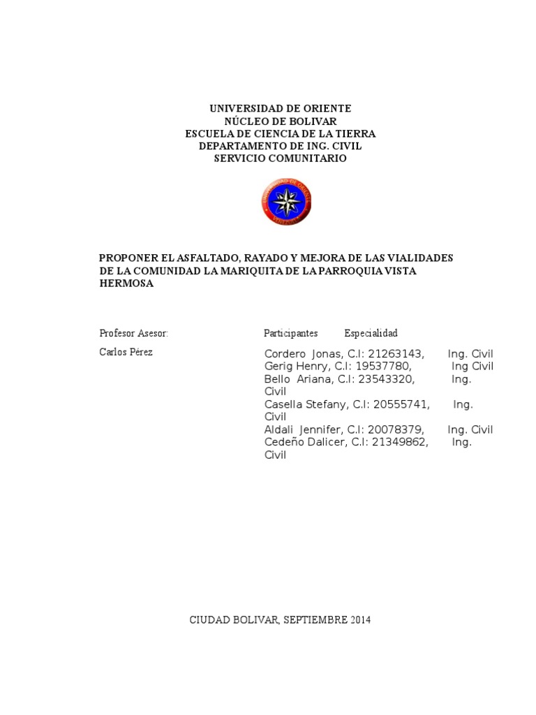 Proyecto Asfaltado y Rayado Vial (Completo) | PDF | Asfalto | Petróleo Proyecto Asfaltado y Rayado Vial (Completo) | PDF | Asfalto | Petróleo