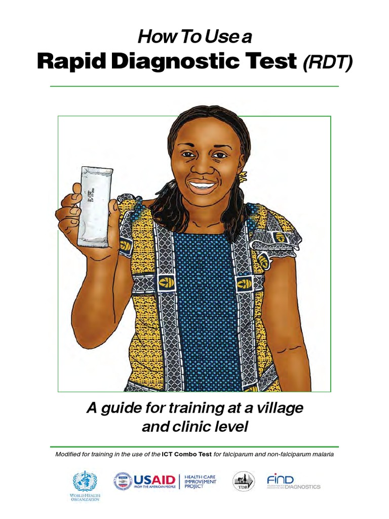 Rapid Diagnostic Test: Howtousea (RDT) | PDF | Malaria | Medical ...