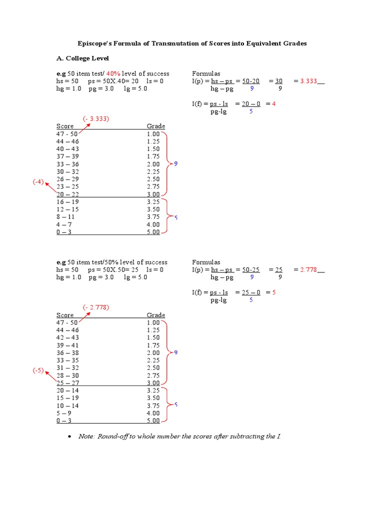 Transmutation Table Computation | PDF | Teaching Mathematics