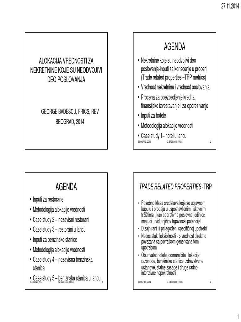 Alokacija Vrednosti TRP | PDF