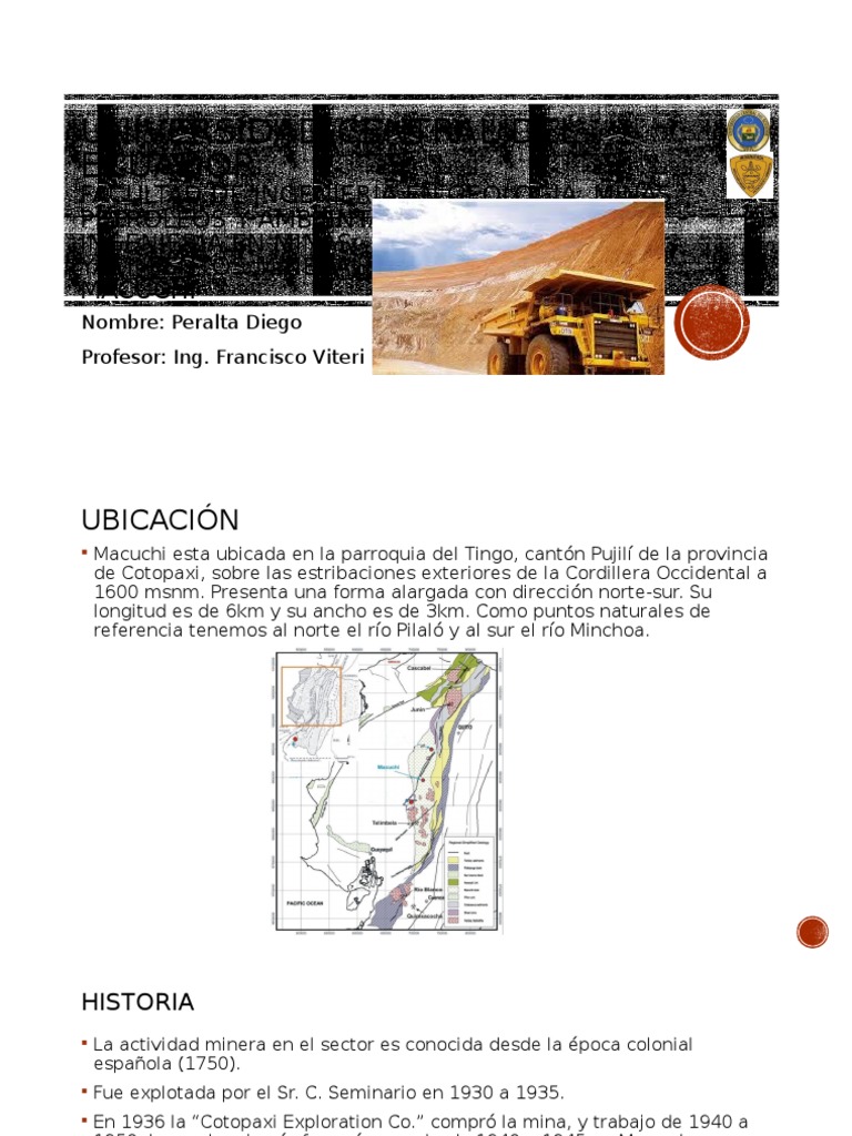 Yacimiento de Macuchi | PDF | Roca (geología) | Cobre