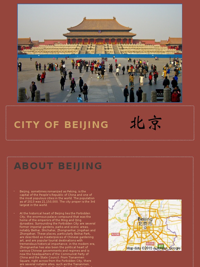 Beijing Presentation | PDF | Beijing | East Asia