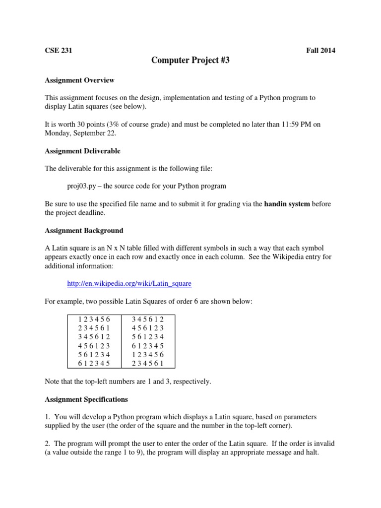 Project 03 | Download Free PDF | Python (Programming Language) | Computer Engineering