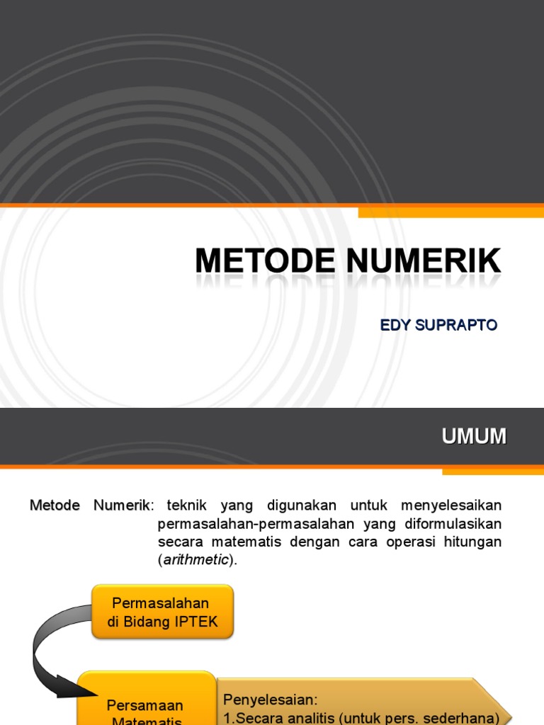 Metode Numerik | PDF