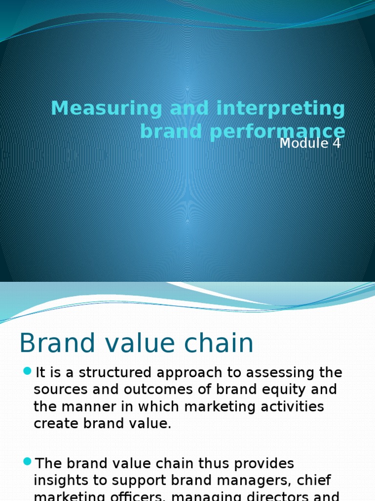 Measuring and Interpreting Brand Performance | PDF | Brand | Financial ...