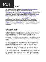 Brutus' Soliloquy Analysis in Julius Caesar | PDF | Julius Caesar