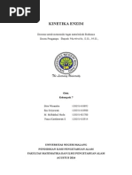 Kinetika Enzim: Rumus dan Grafik | PDF
