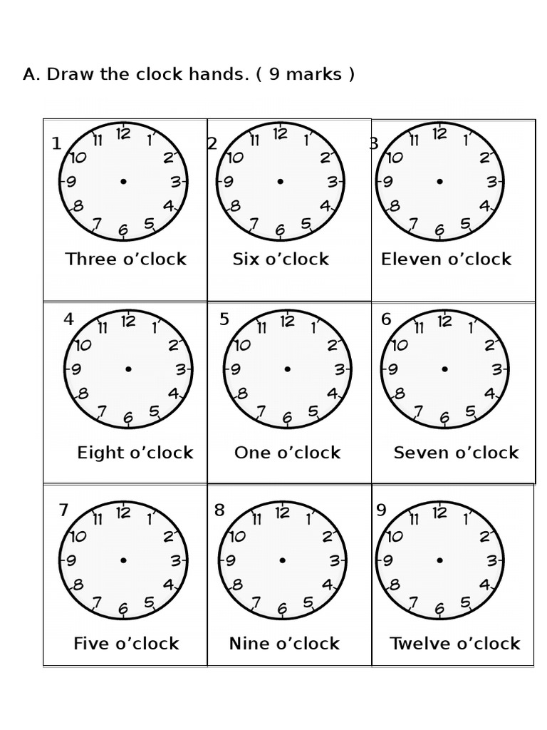 English Year 3 Exam Paper | PDF