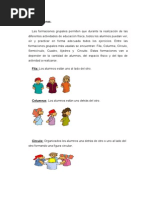 Formaciones Grupales en Educación Física | PDF | Ajedrez | Educación Física