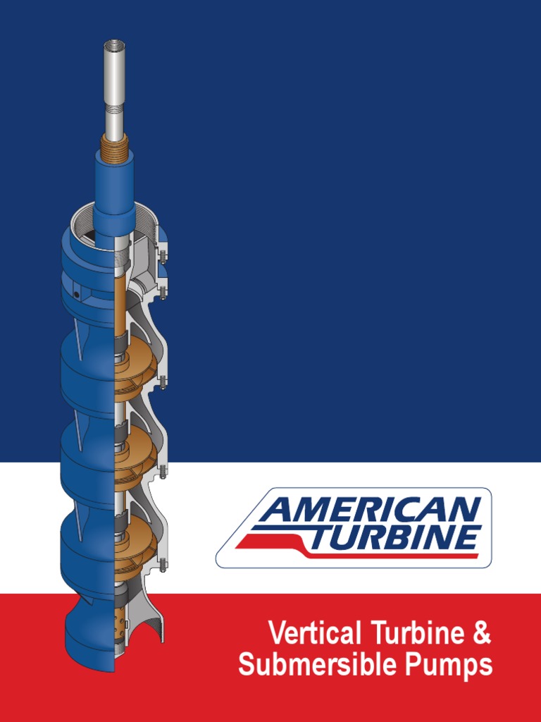 Vertical Turbine Submersible Pump Brochure | PDF | Bearing (Mechanical ...