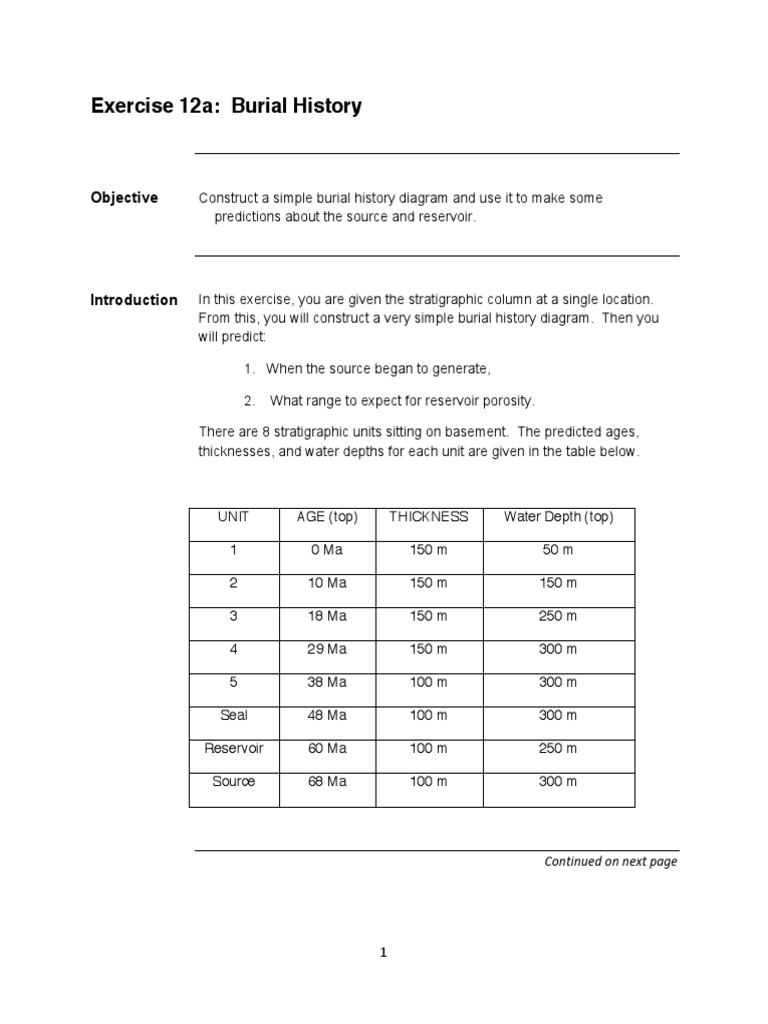 Burial History | PDF | Sedimentary Basin | Petroleum Reservoir