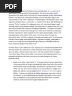 Boiler Steam Drums Overview | PDF | Boiler | Steam