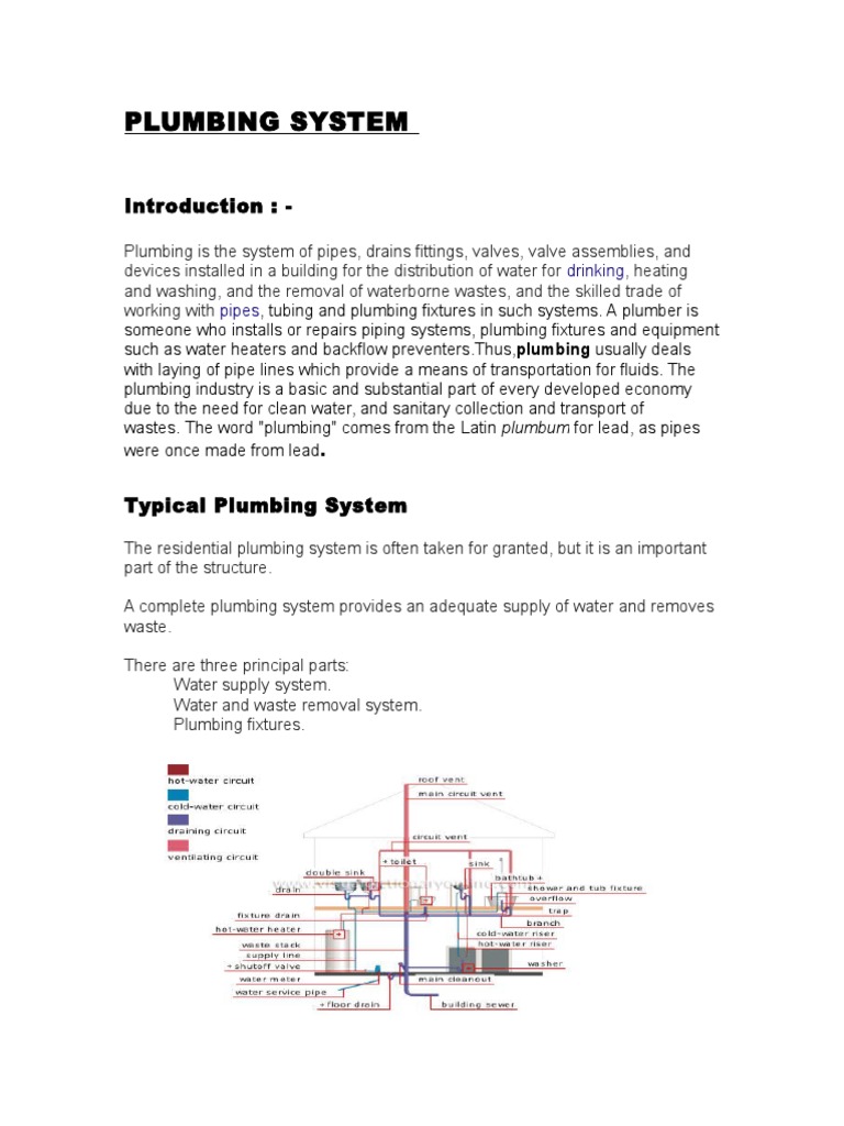 Plumbing notes | Plumbing | Sanitary Sewer