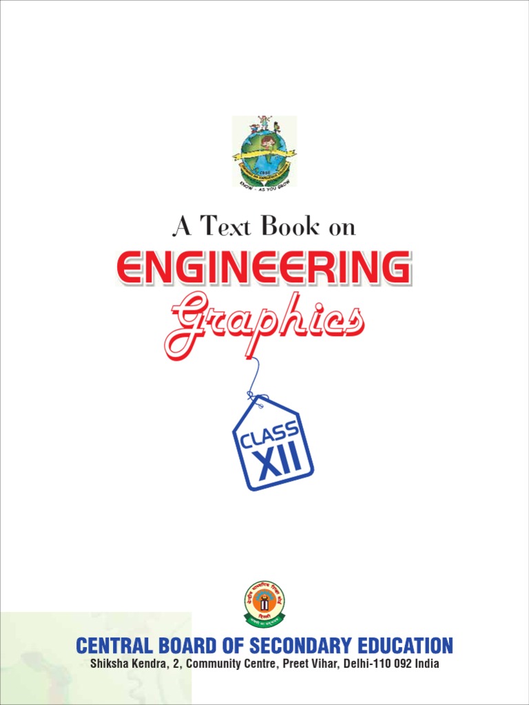 Engineering Graphics Class XII Textbook | PDF | Screw | Geometric Shapes