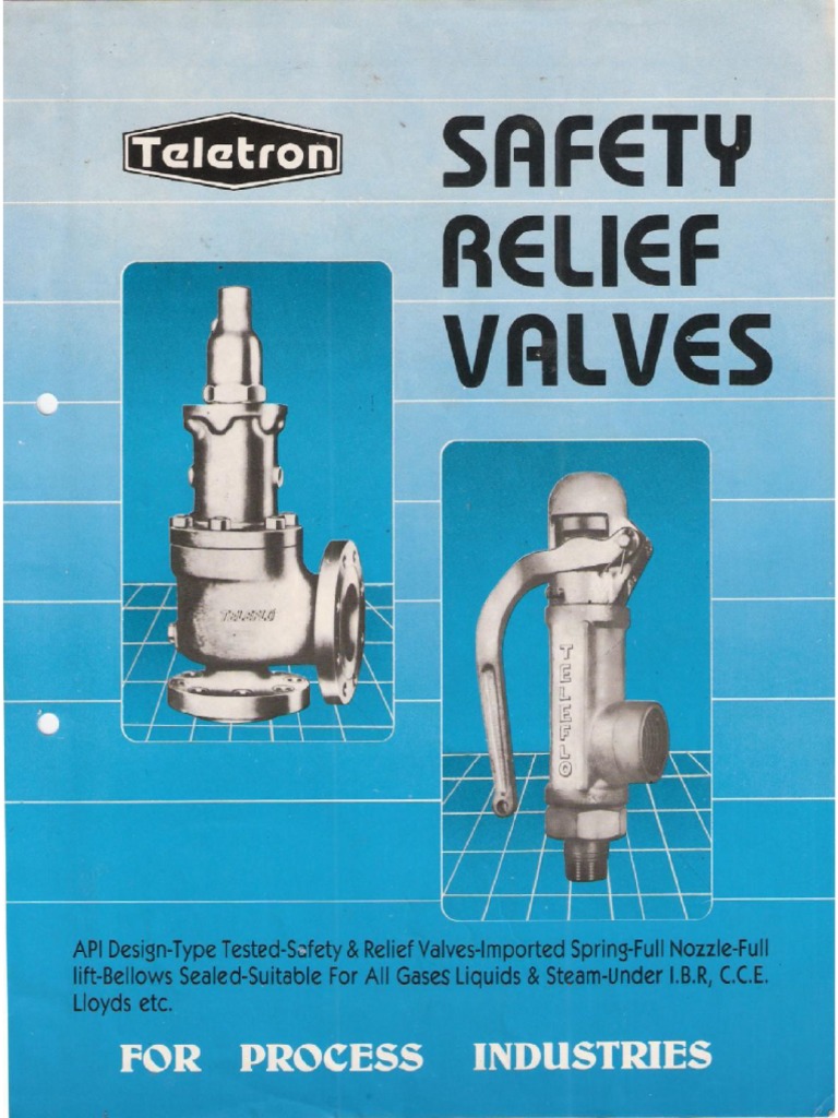 Safety Relief Valves | PDF
