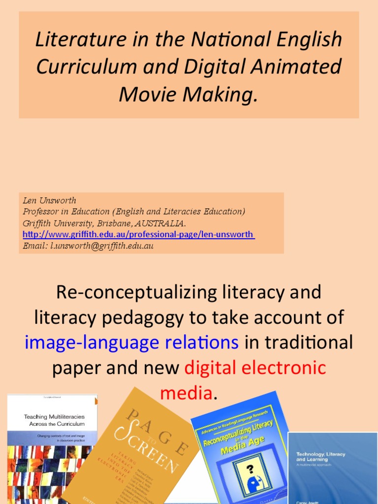 Literacy and Digital Animation in Education | PDF | Communication ...