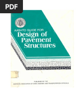 AASHTO 1993 Guide For Design of Pavement Structures | PDF