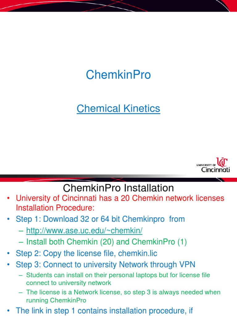 Chemkin 2015 New | PDF | Chemical Reactor | Chemical Kinetics