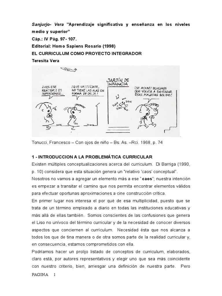 SANJURJO Aprendizaje Significativo y Enseñanza en Los Niveles en Los Niveles Medios y Superior ...