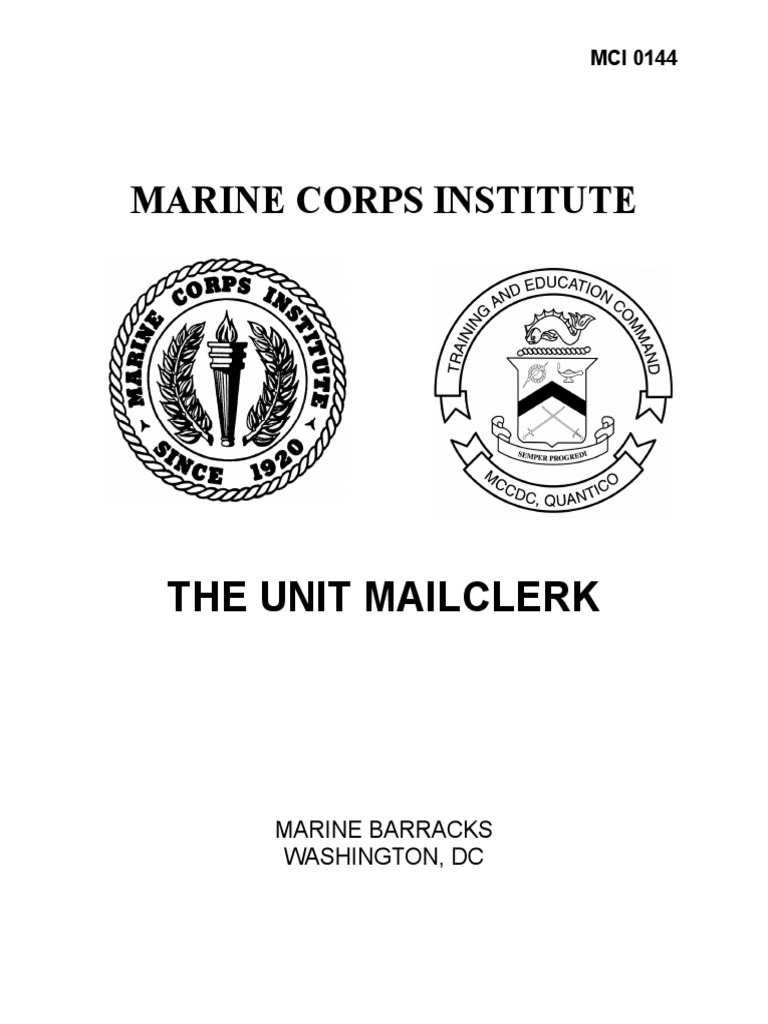 Unit Mail Clerk Responsibilities | PDF