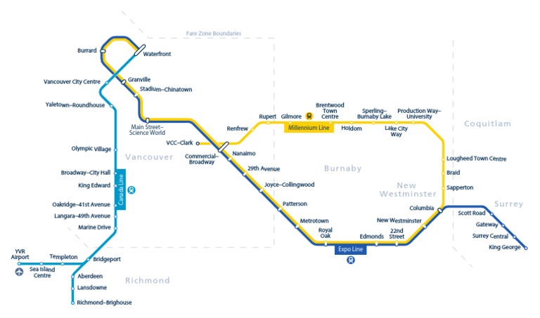 Skytrain System Map | PDF