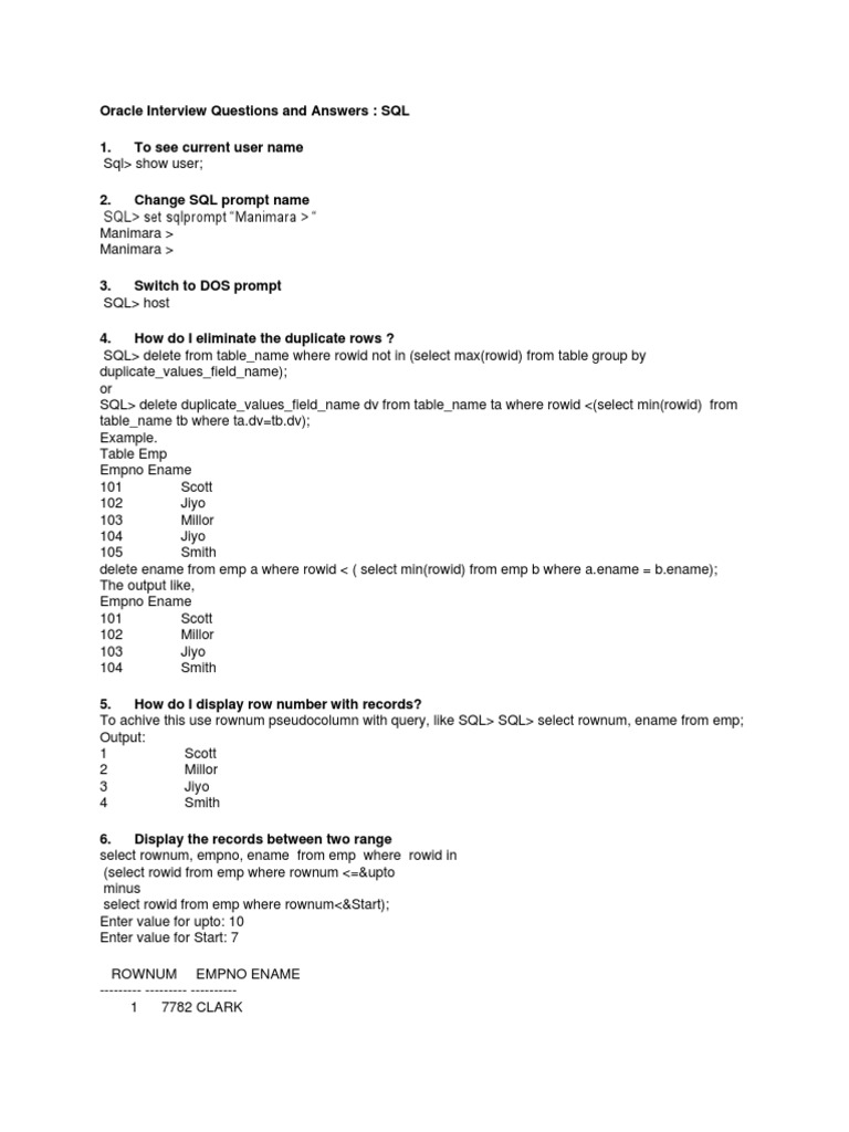 Oracle Practice 2 | PDF | Oracle Database | Database Schema