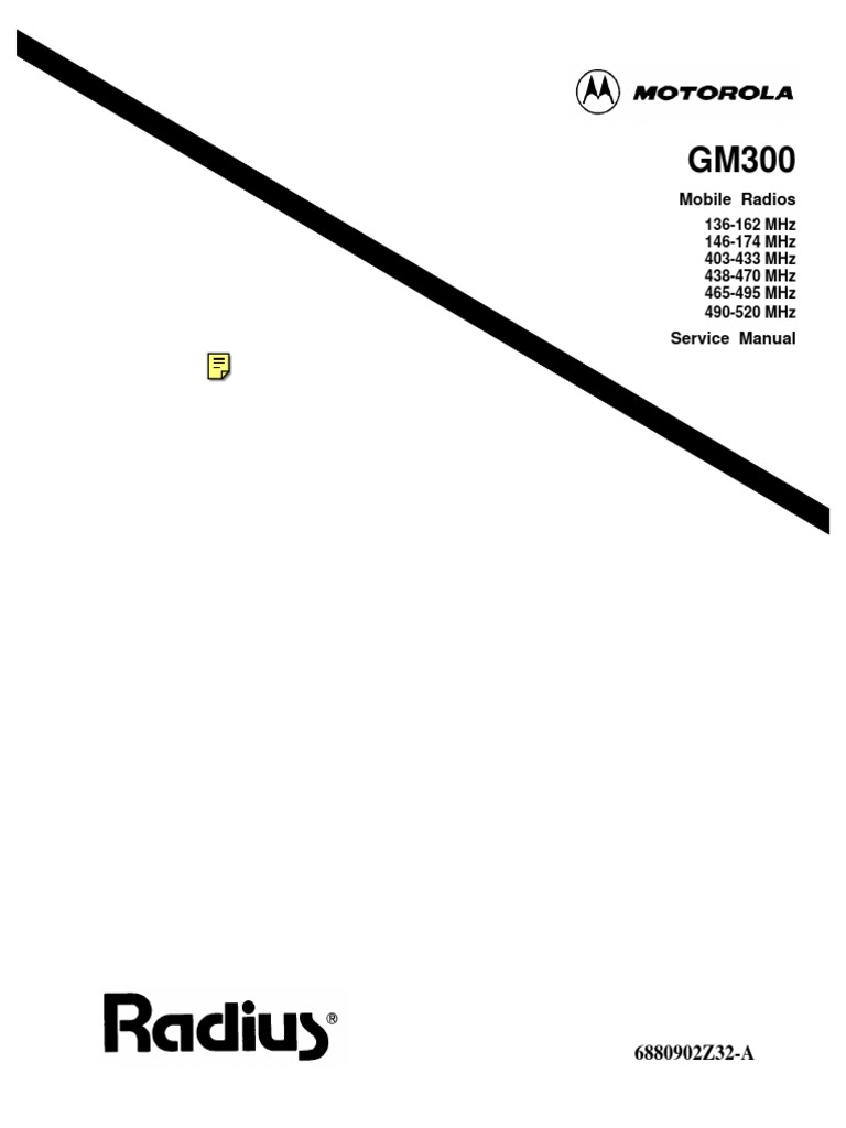 gm300 PDF | PDF | Ultra High Frequency | Very High Frequency