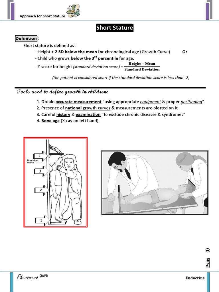 Approach For Short Stature 2014 | PDF | Growth Hormone | Hypothyroidism