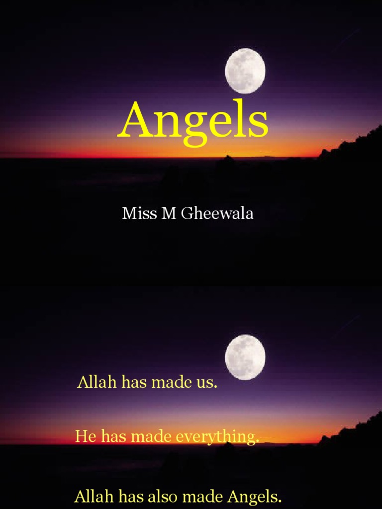 Overview of Angels in Islam | PDF | Language Arts & Discipline | Wellness