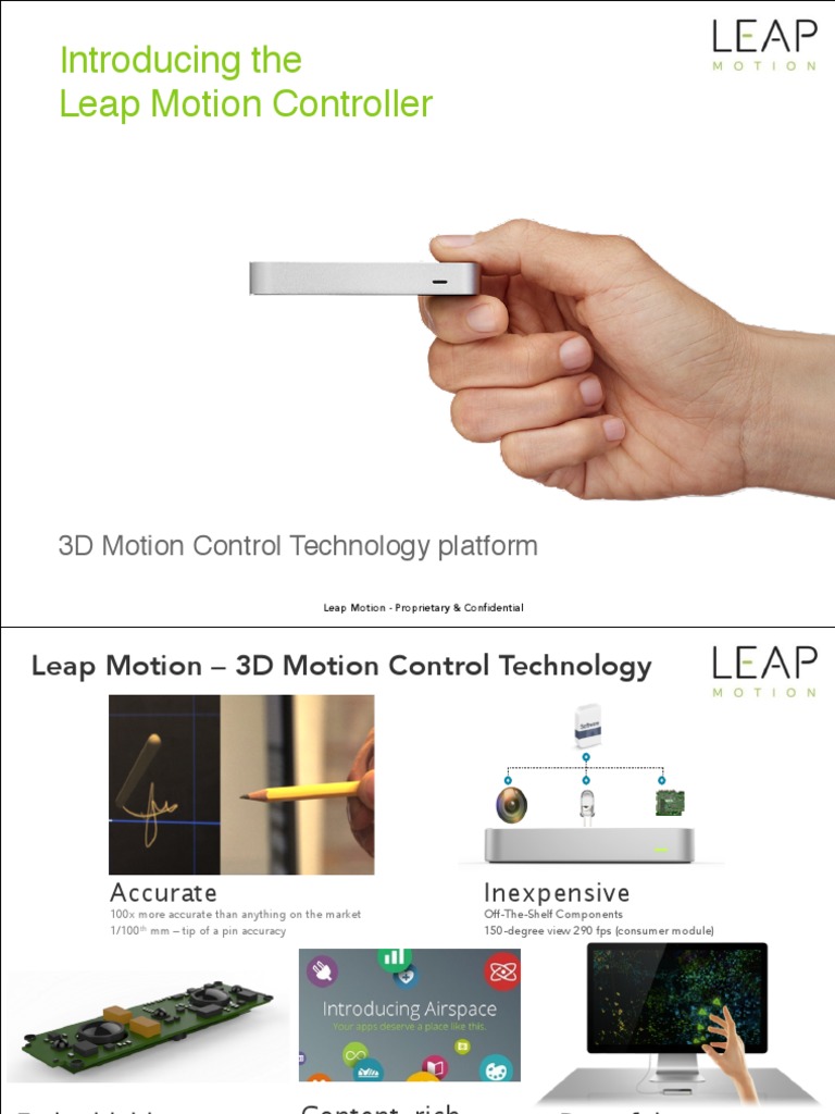 Leap Motion | PDF | Application Software | Mobile App