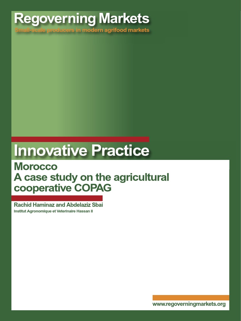 COPAG Cooperative: Morocco Case Study | PDF | Dairy Farming | Agriculture
