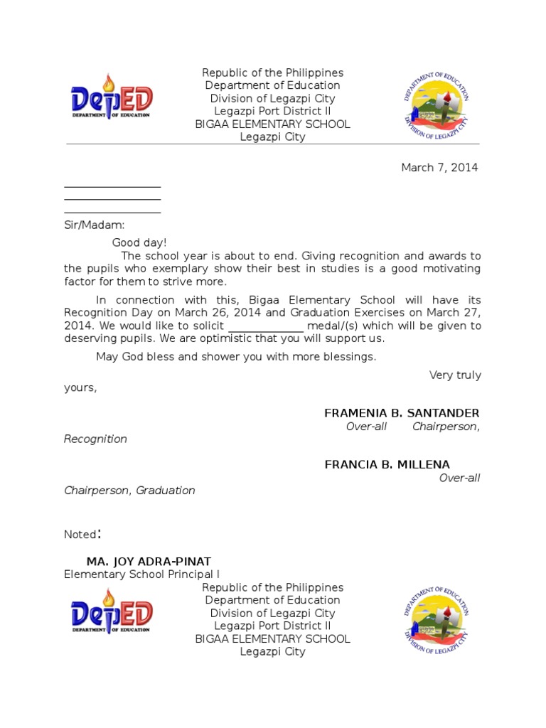 Solicitation Graduation New | PDF | Domestic Policy | Philippines